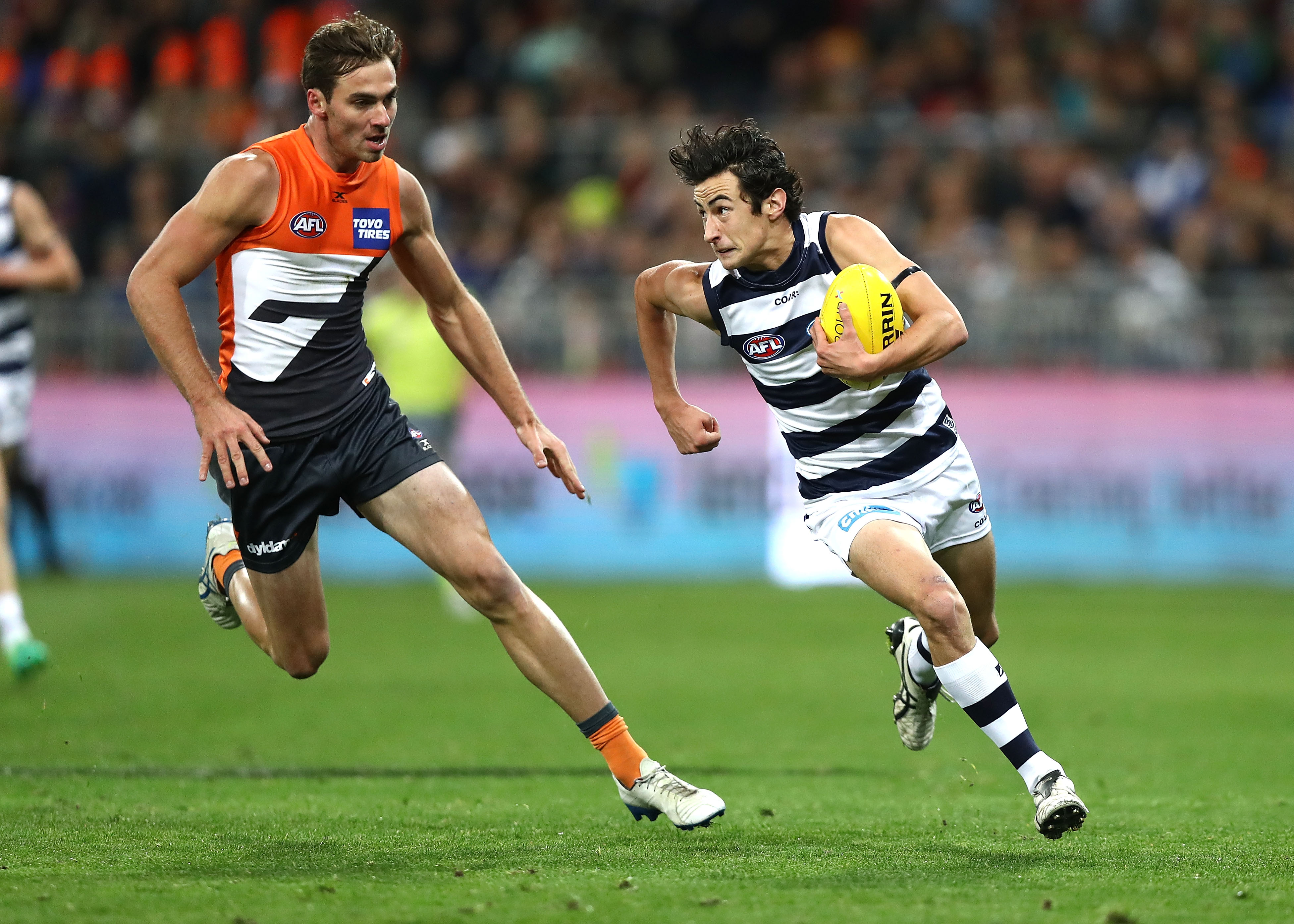 Socks-Up Simpson Finding His Best at AFL Level