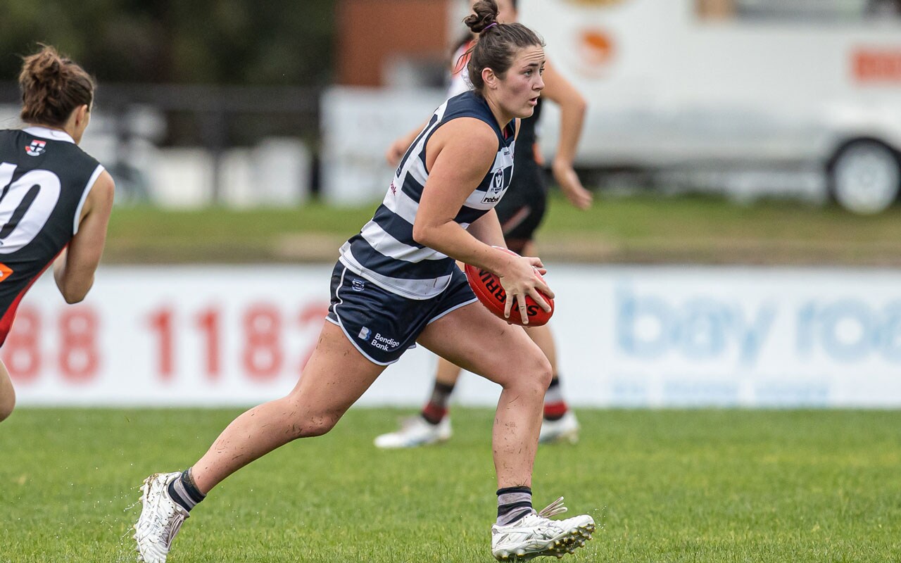 Charlotte Simpson leading a brilliant performance in the midfield
