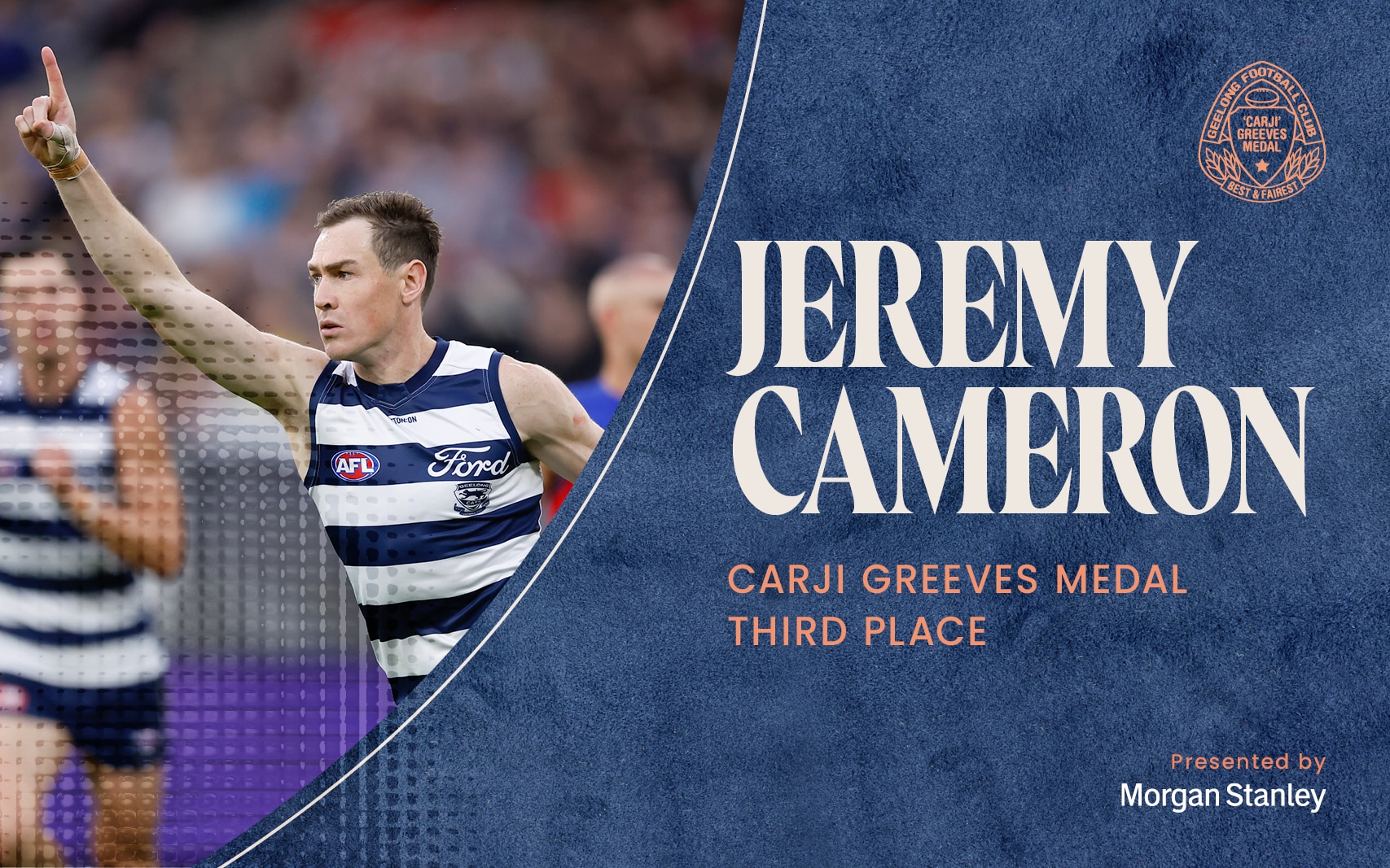 Cameron Finishes Third in Carji Greeves Medal to Round Out Podium Placings