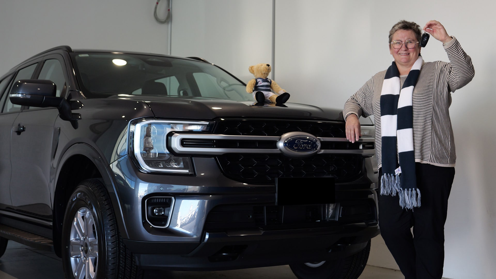 2025 Hoops Raffle | Ford Everest Winner Collects Her Prize