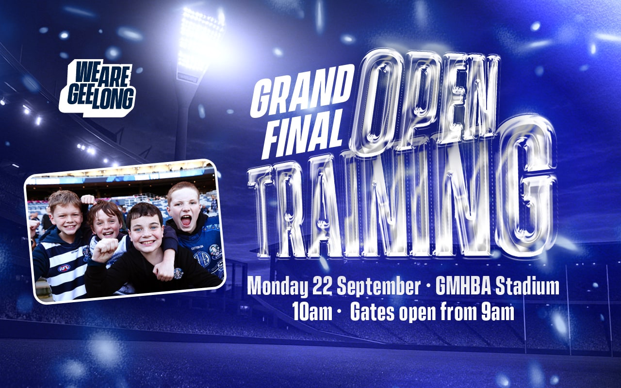 Geelong Grand Final Open Training Session Details