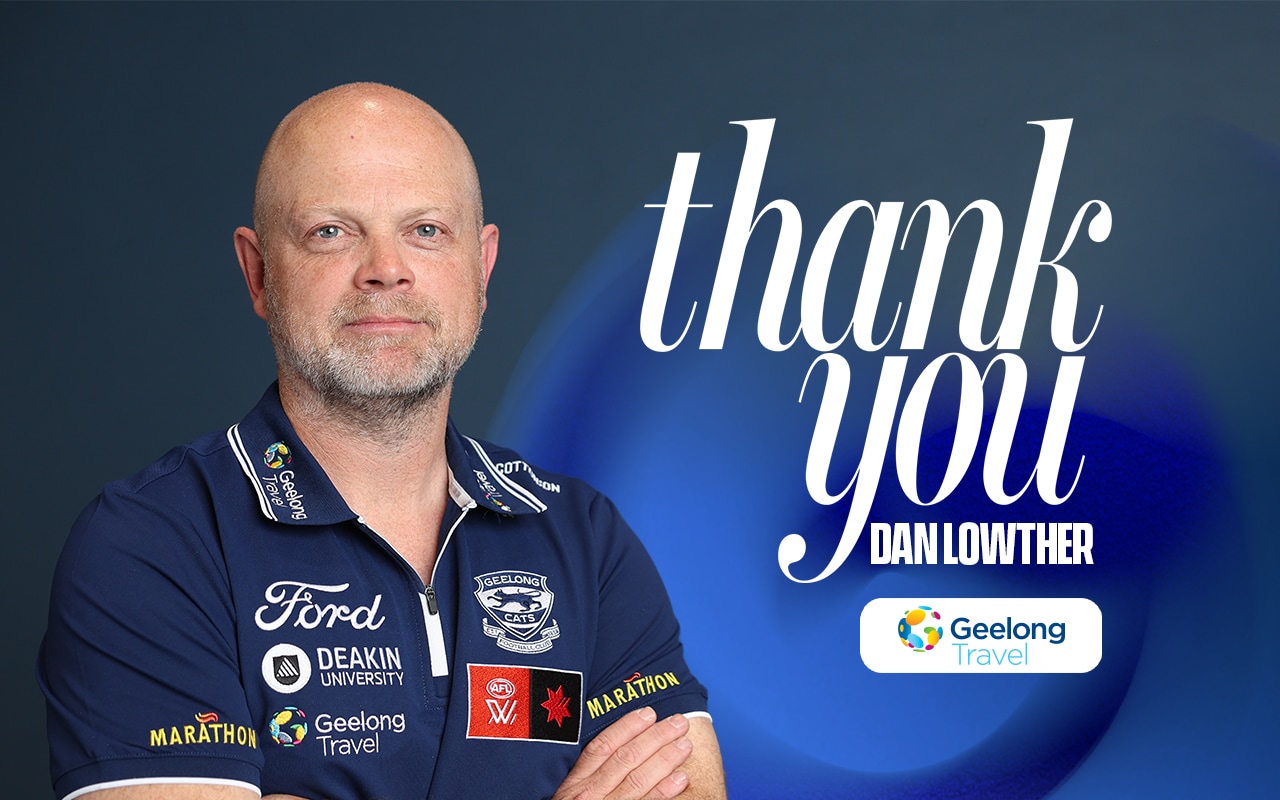 Geelong Cats Thanks AFLW Senior Coach Dan Lowther