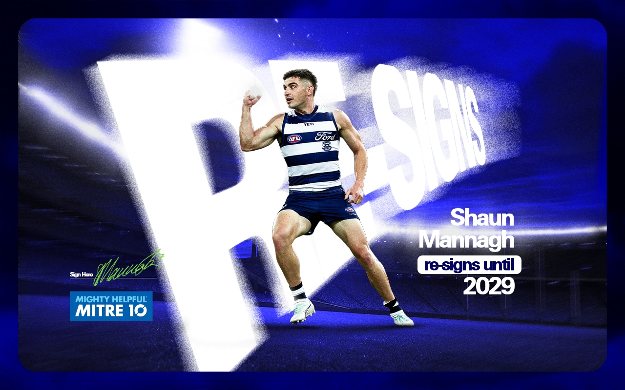 Right Where He Belongs: Mannagh Signs on with Geelong