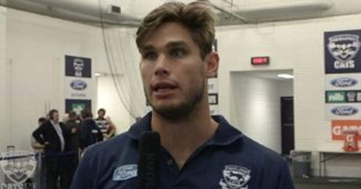 Tom Hawkins post-match (SF)