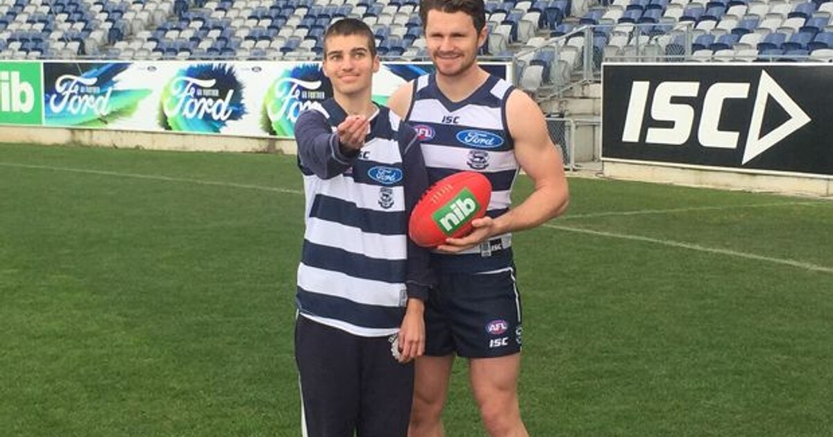 Lachlan meets his heroes