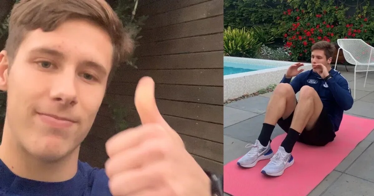 Join Lachie for a home workout