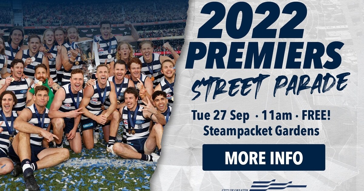 2022 Premiers Geelong Cats Street Parade