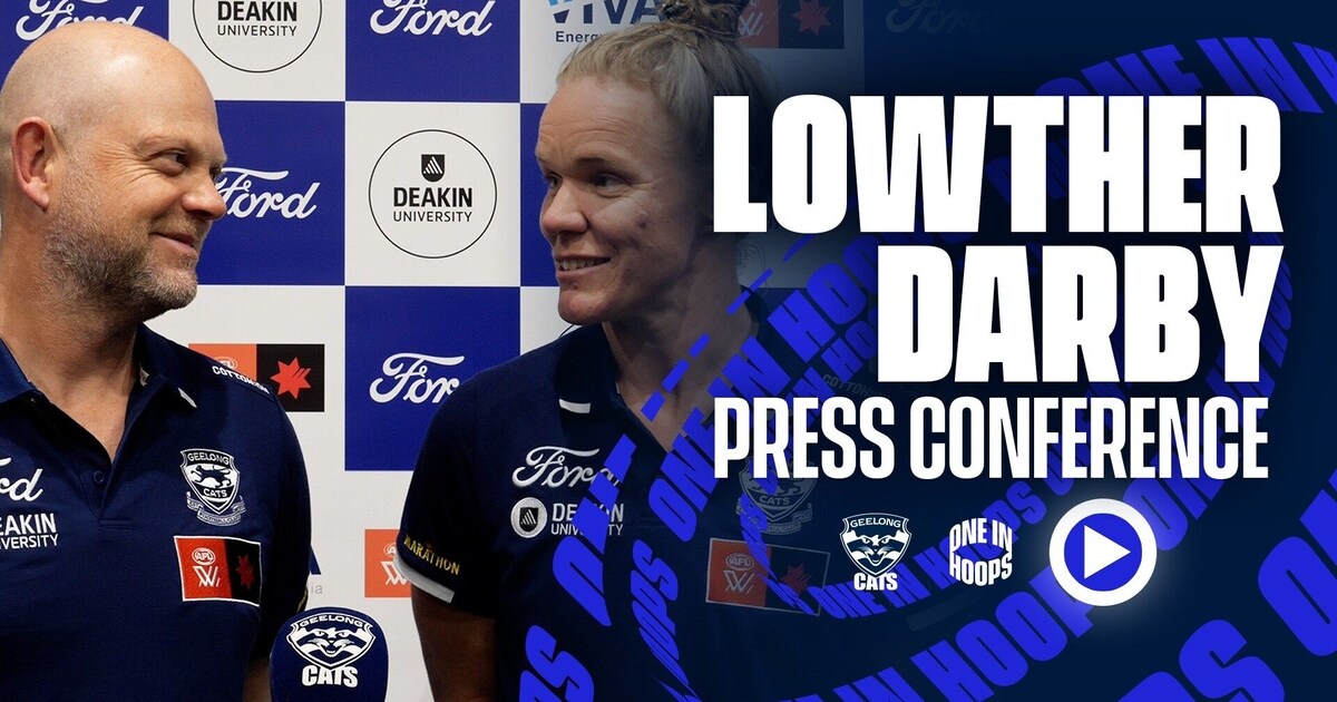Dan Lowther & Kate Darby Press Conference | AFLW Week 6