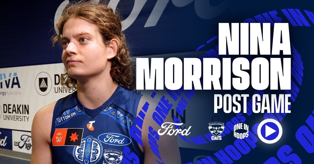 Nina Morrison Post Game Interview | AFLW Week 10