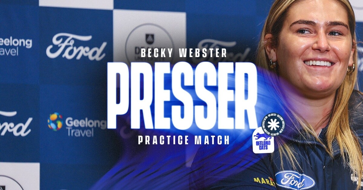 Becky Webster Press Conference | AFLW Practice Match