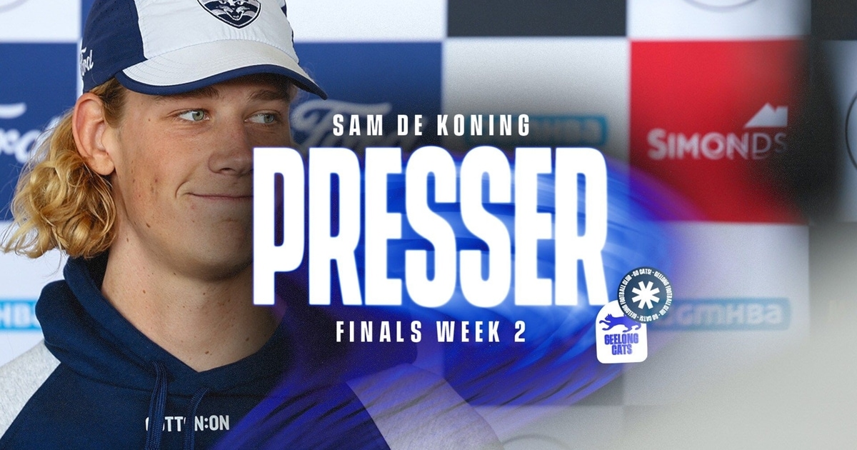 Sam De Koning Press Conference | Finals Week 2