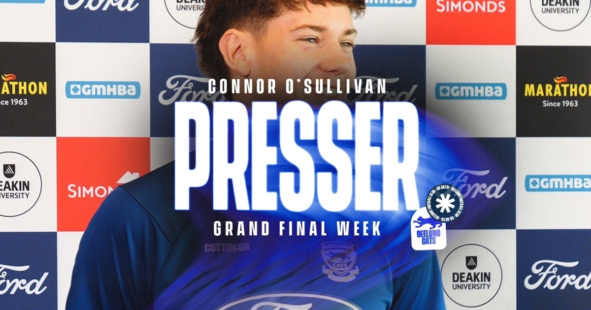 Connor O'Sullivan Press Conference | Grand Final Week