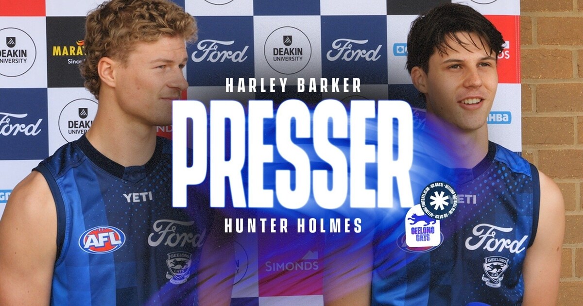 Harley Barker & Hunter Holmes | Press Conference